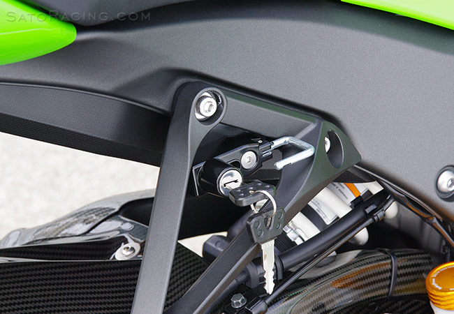 SATO RACING | Helmet Lock - Kawasaki ZX-10R ('11- )